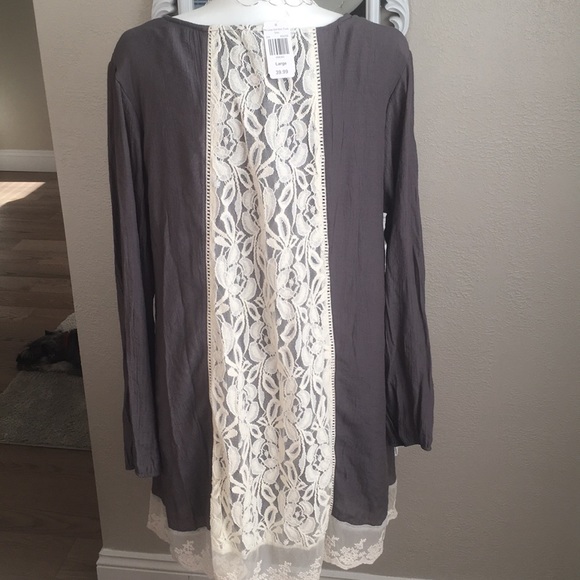 indigo soul | Tops | Beautiful Long Sleeve Tunic Nwt Indigo Soul L ...